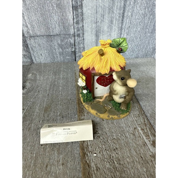 Fitz and Floyd | Accents | Charming Tails Home Is Where The Heart Is ...